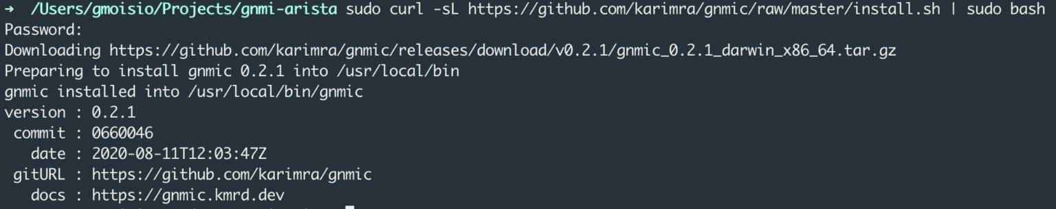 Arista cEOS-lab et gNMI/gRPC – Gilbert MOÏSIO